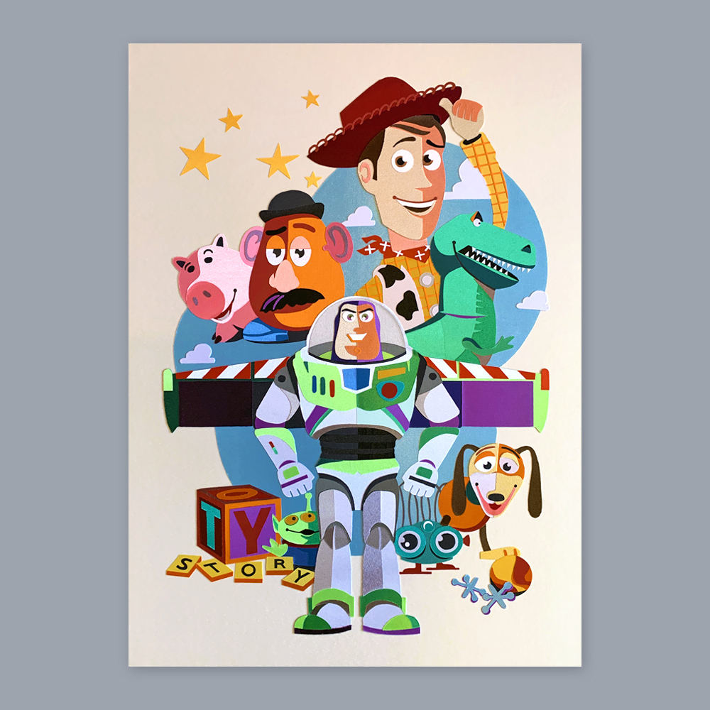 Toy Story artwork finished